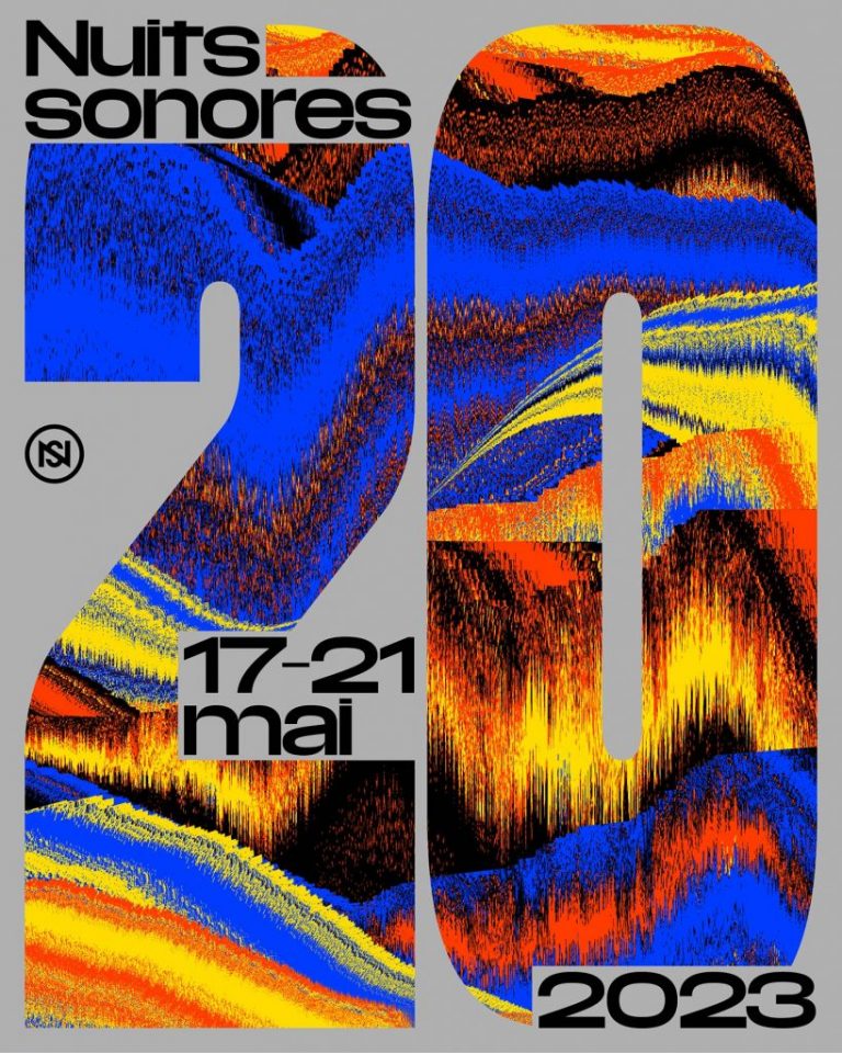 Une identité spectrogramme pour les 20 ans de Nuits sonores - Etapes