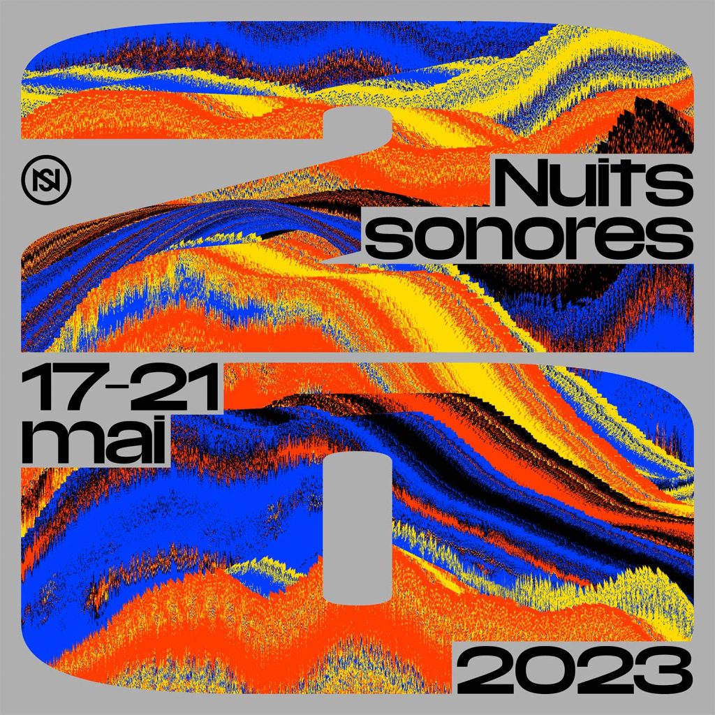 Une identité spectrogramme pour les 20 ans de Nuits sonores - Etapes