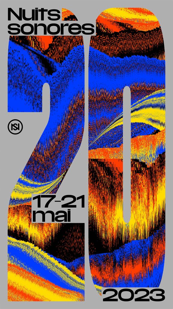 Une identité spectrogramme pour les 20 ans de Nuits sonores - Etapes