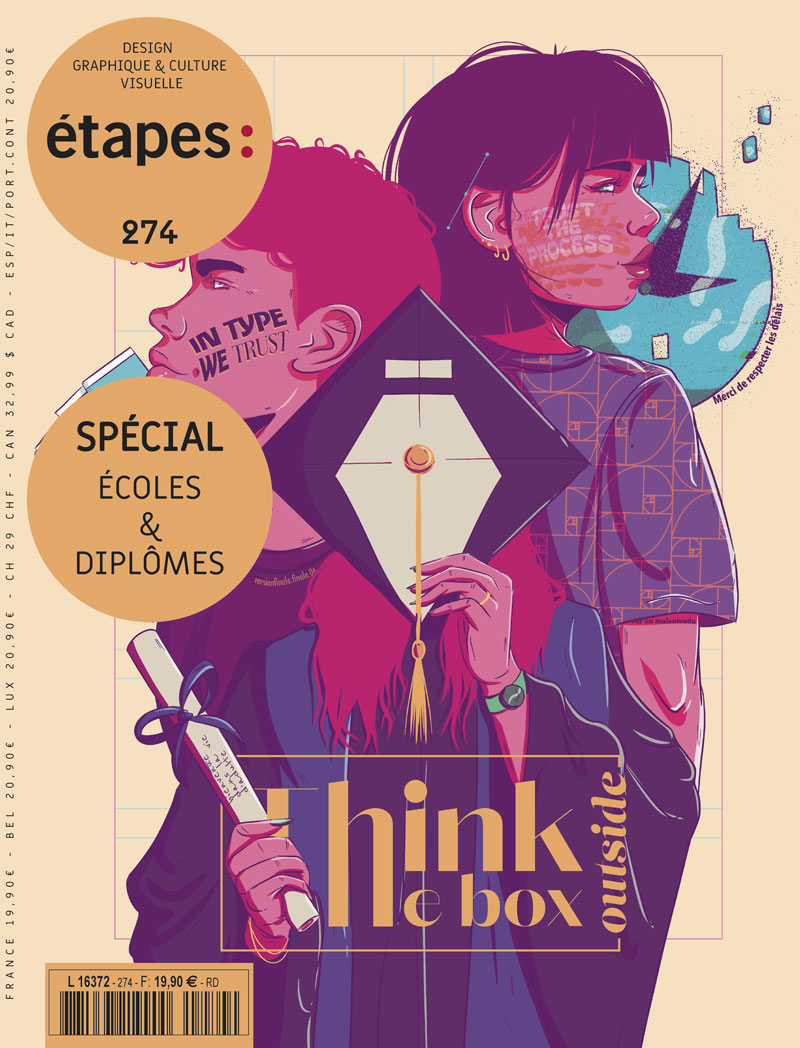 Focus sur la couverture du numéro 274 Etapes